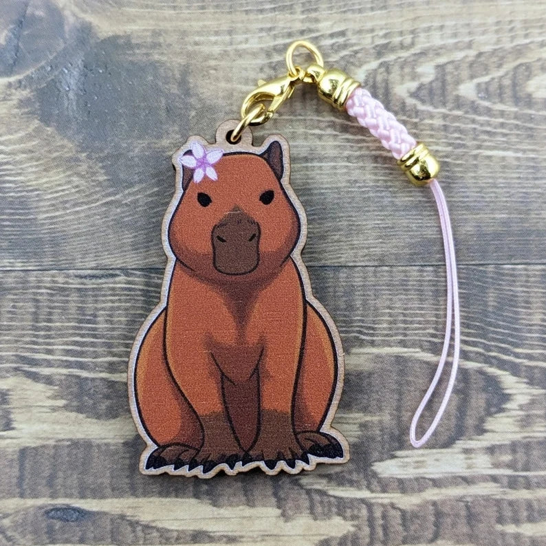 Capybara Wood Charm – DeguArts