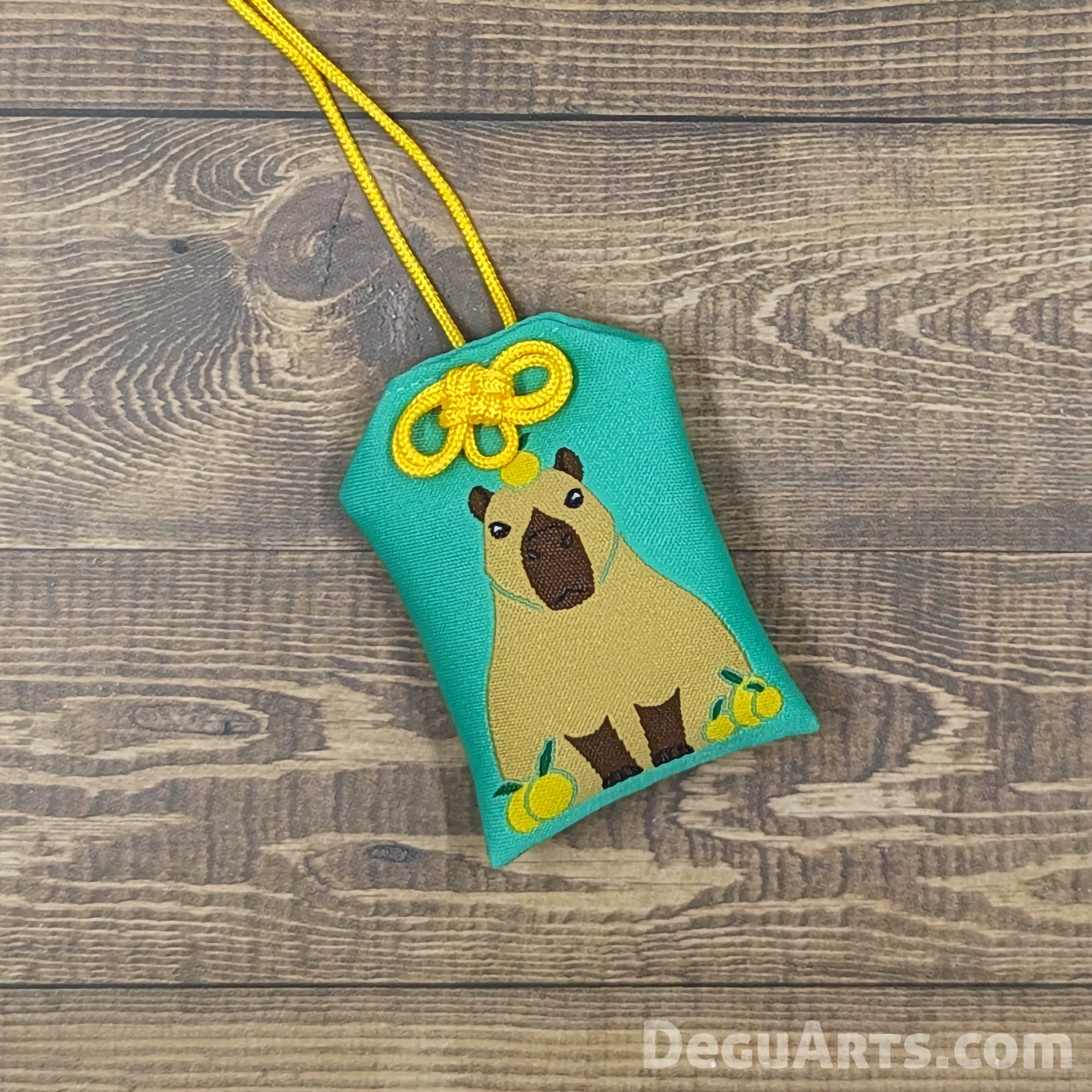 Capybara Omamori Good Luck Charm – DeguArts